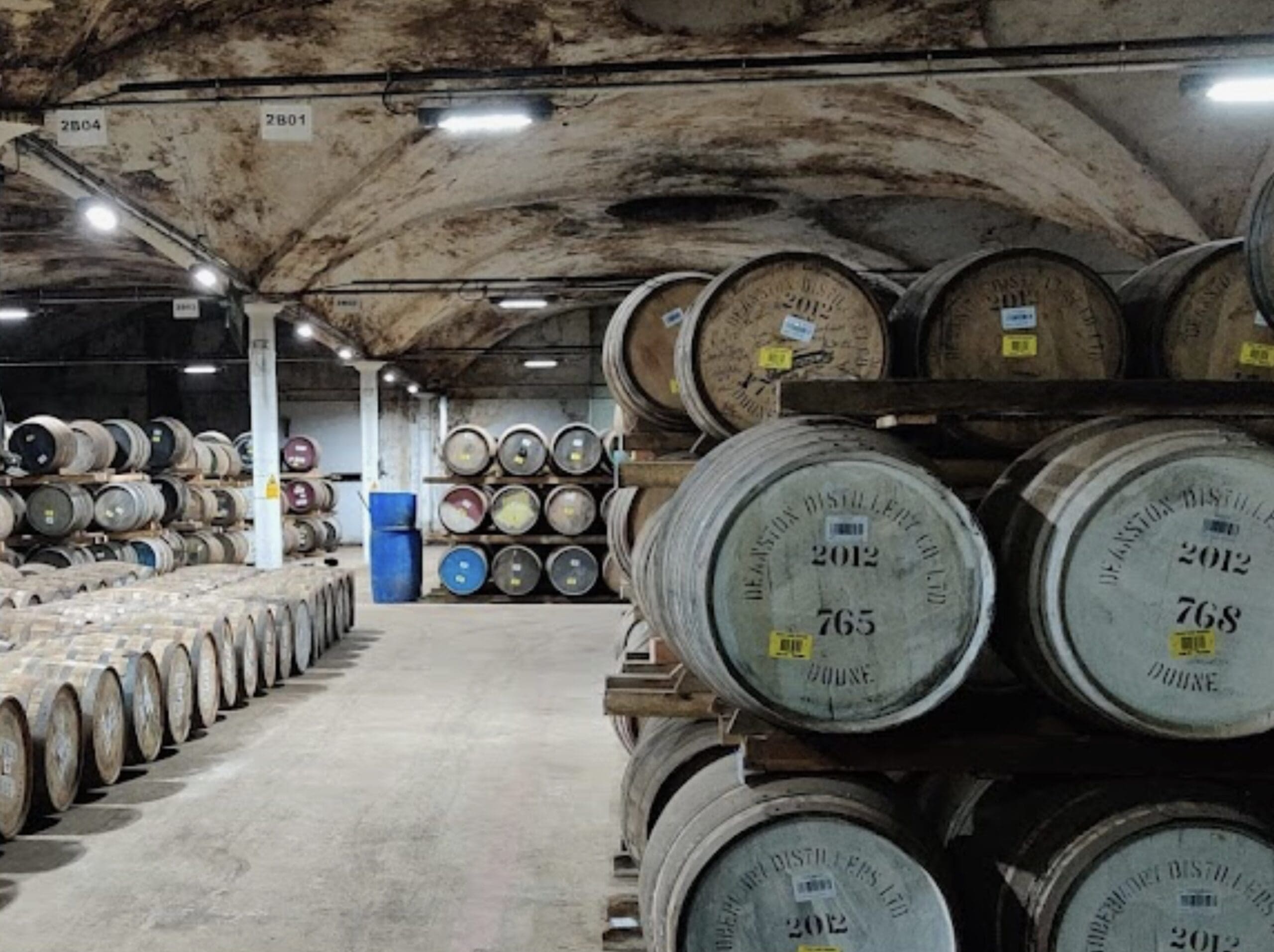 Deanston Distillery (Le Havre, wine warehouse) - Beyond St. Andrews